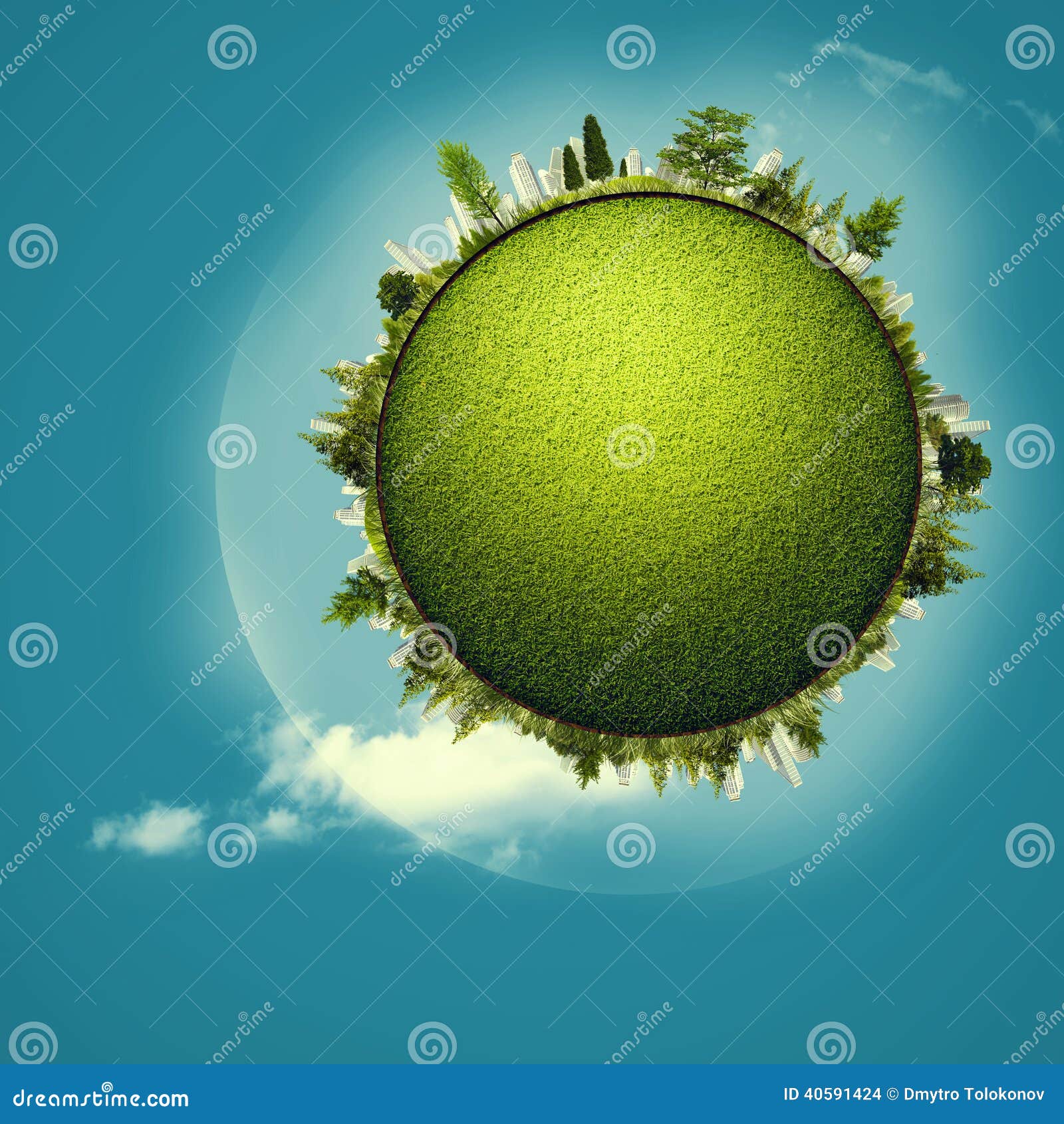 Planeta verde foto de archivo. Imagen de transferencia - 40591424