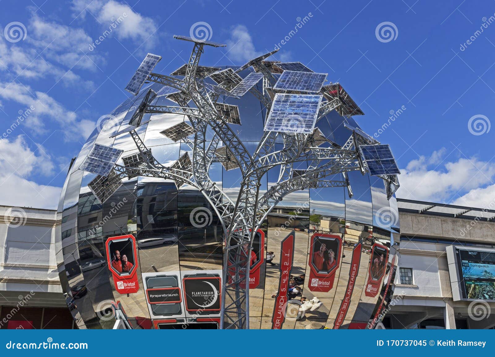 The Planetarium and the Energy Tree Editorial Image - Image of center ...