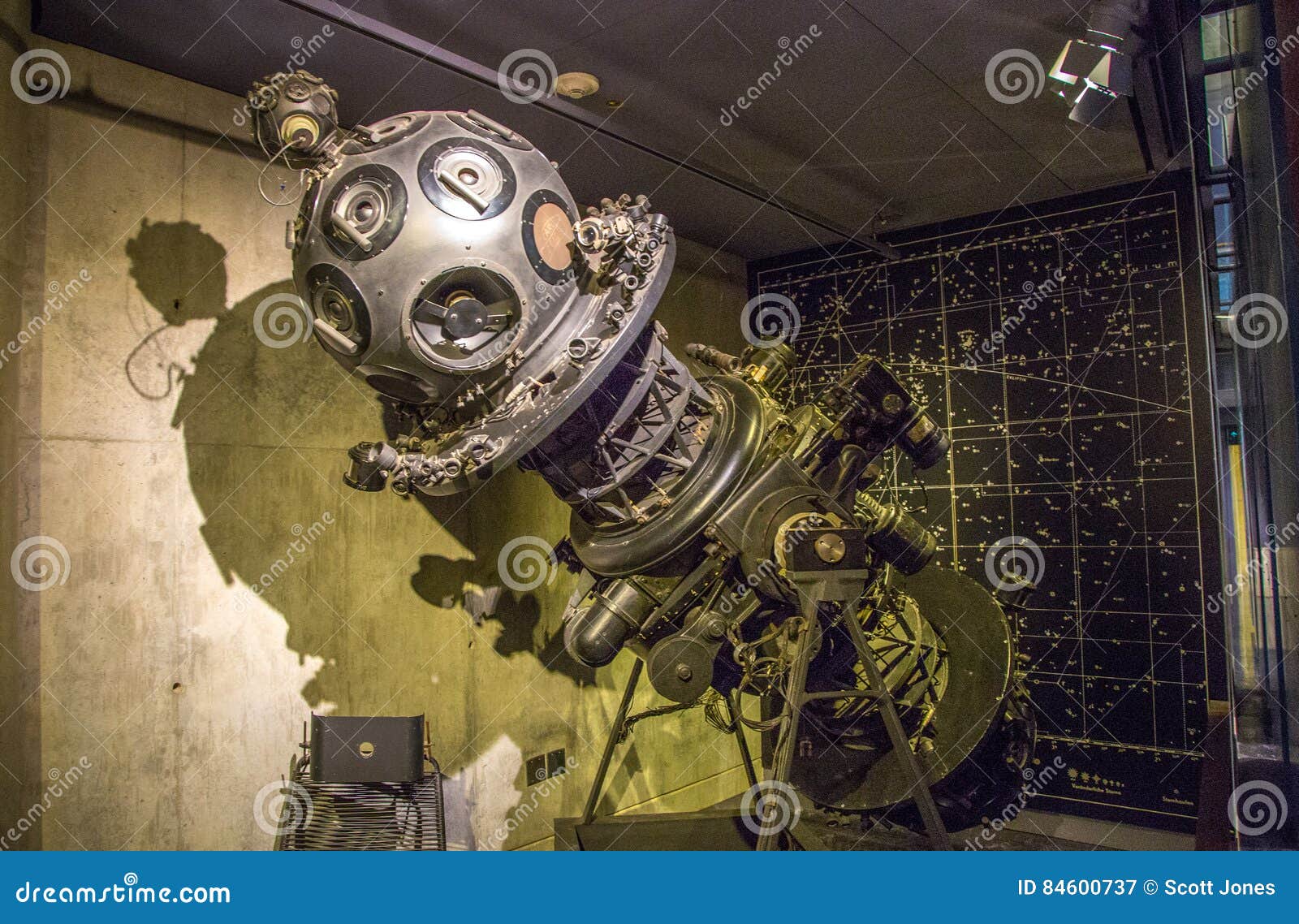 Planetarium Machine stock image. Image of science, space - 84600737