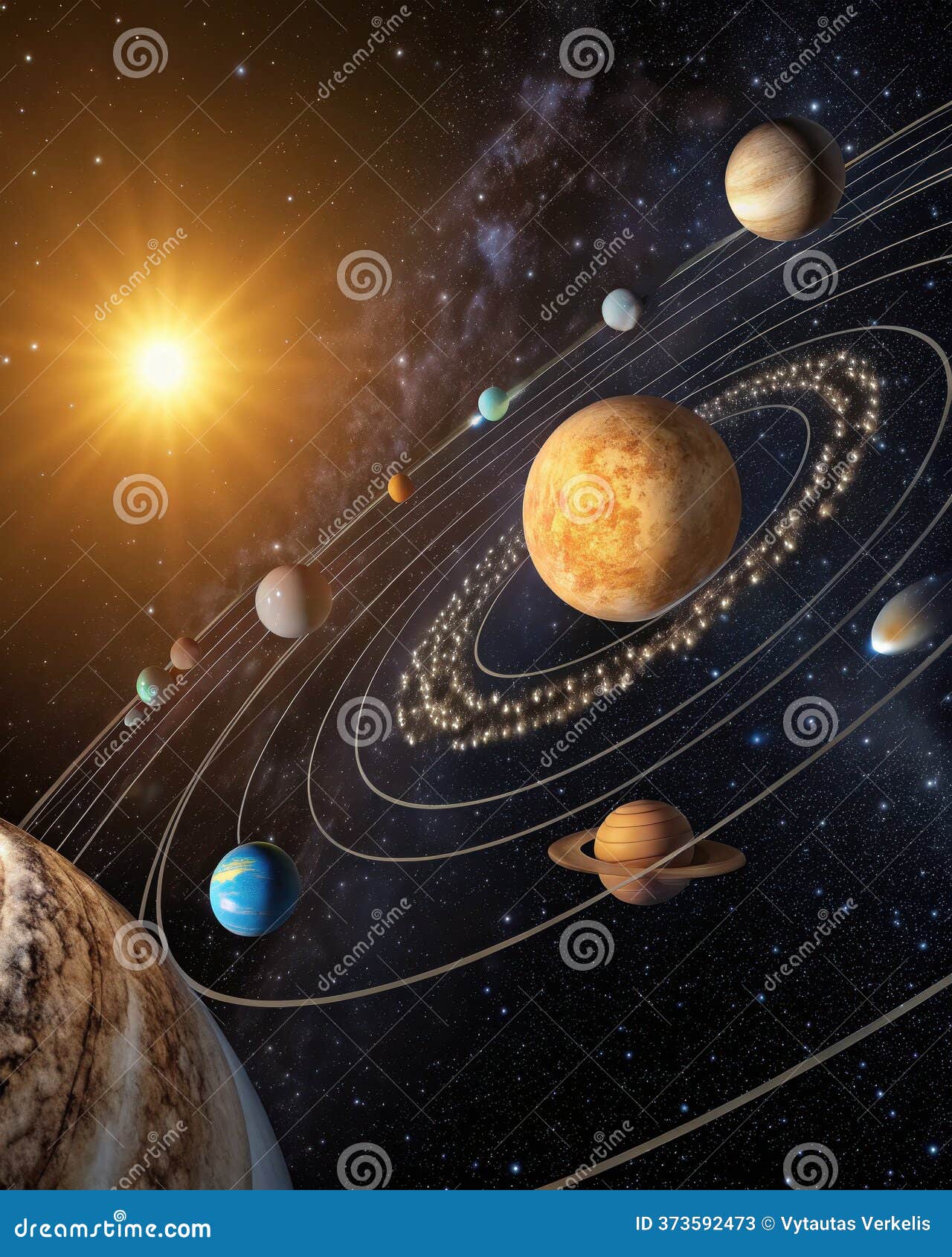 A Celestial Visualization Featuring Luminous Constellations And ...