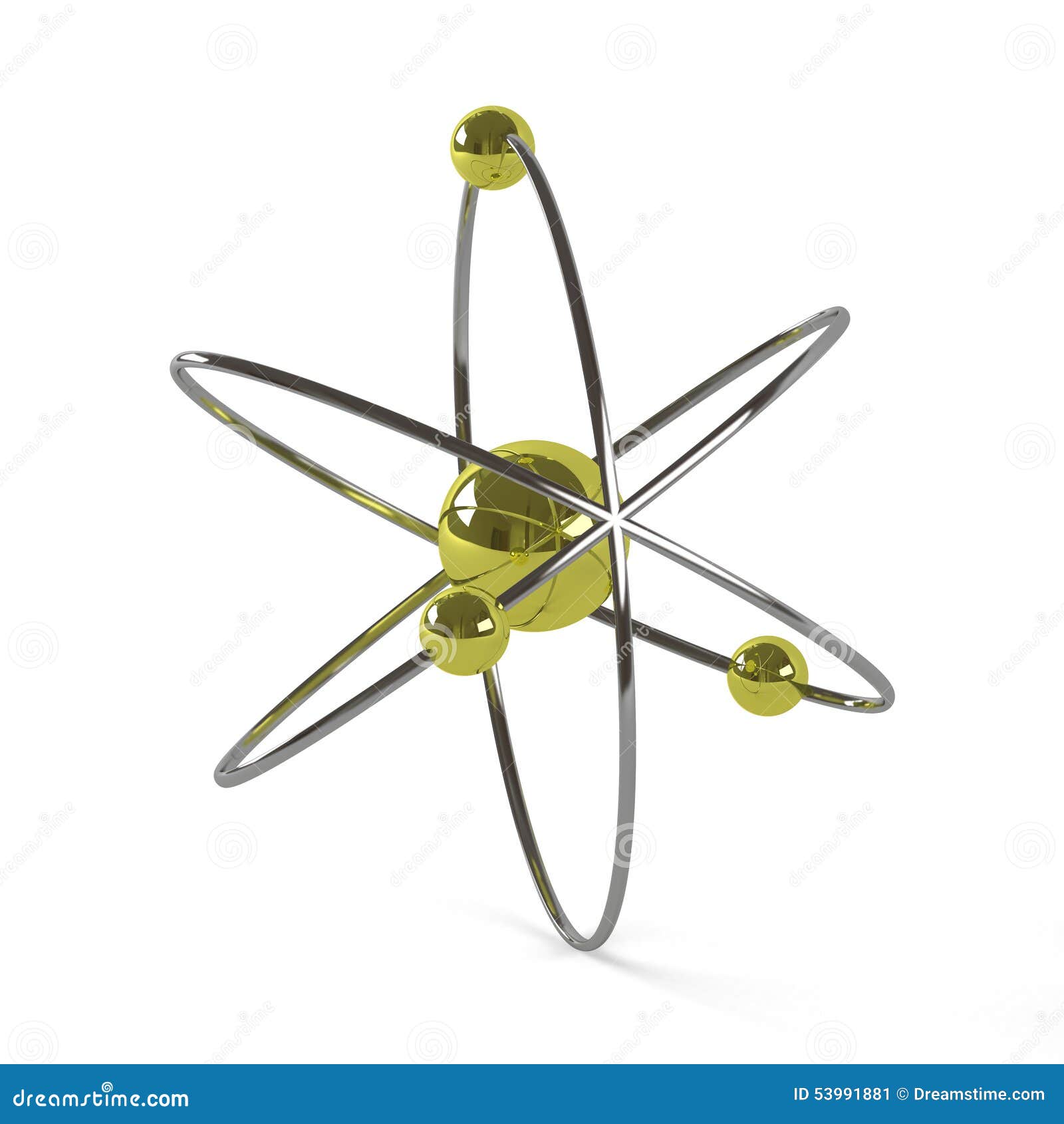 Atomic Model Vector Illustration | CartoonDealer.com #11965970