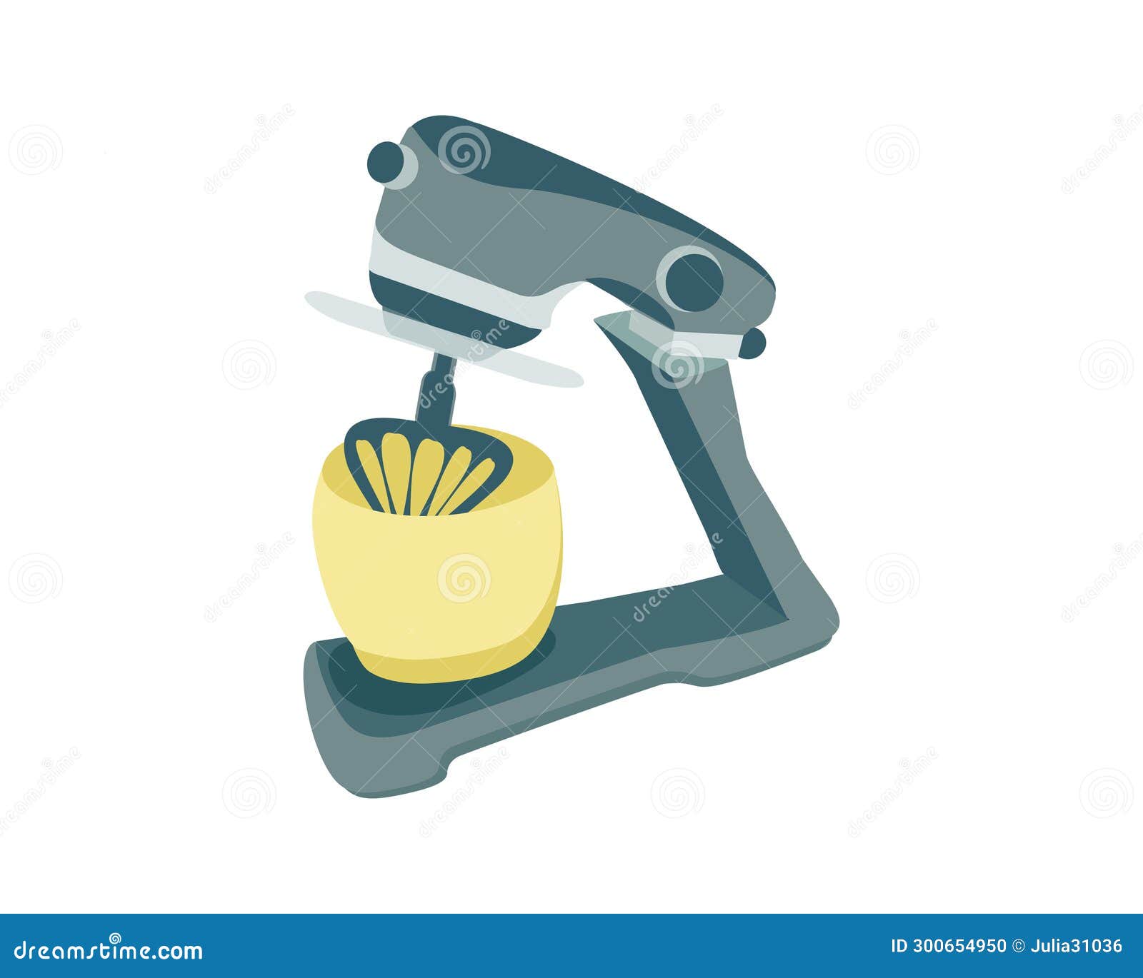 Planetary Dough Mixing Machine Stock Illustration - Illustration of ...