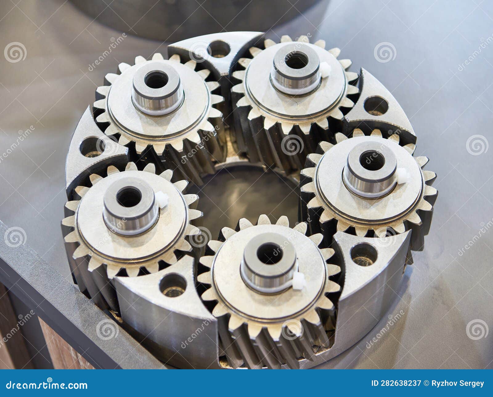 Planetary gears stock image. Image of gear, metallic - 282638237