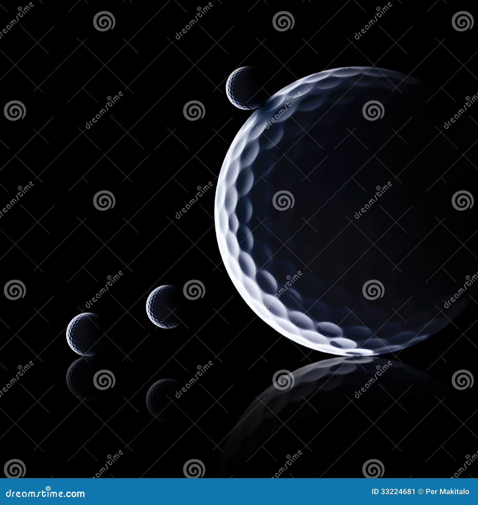 Planetary Golf Balls stock image. Image of copy, sport - 33224681