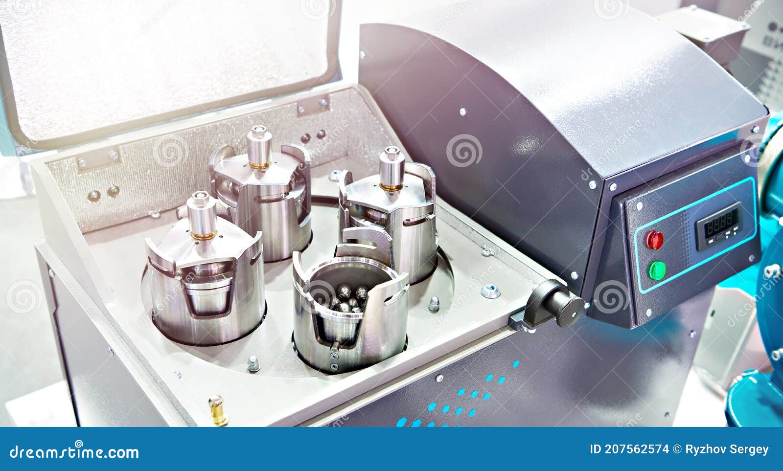 Planetary Mill for Grinding Substances Stock Photo - Image of milling ...