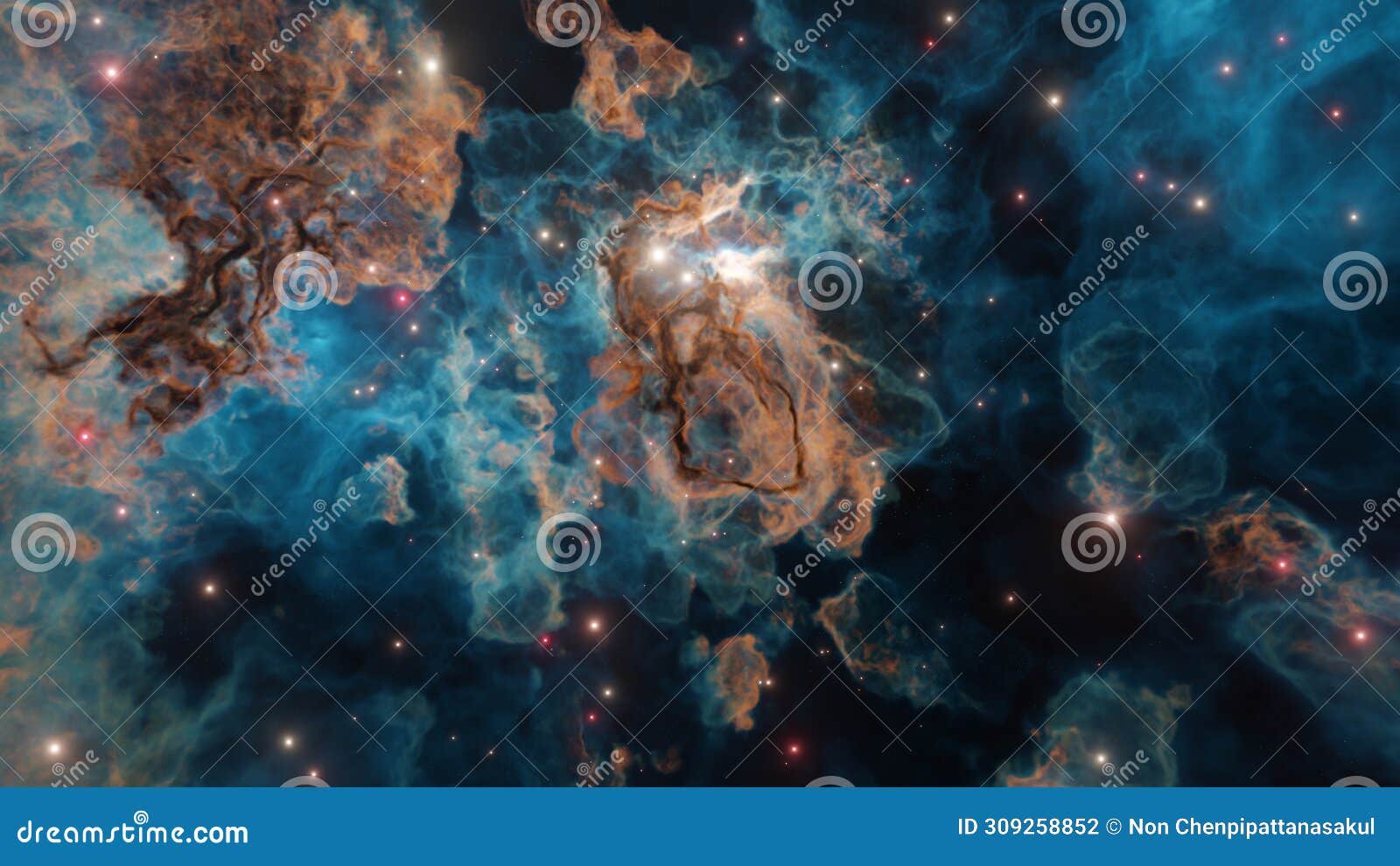 Planetary Nebula. Nebula in Outer Space, Galaxy. Neon. Beautiful Space ...