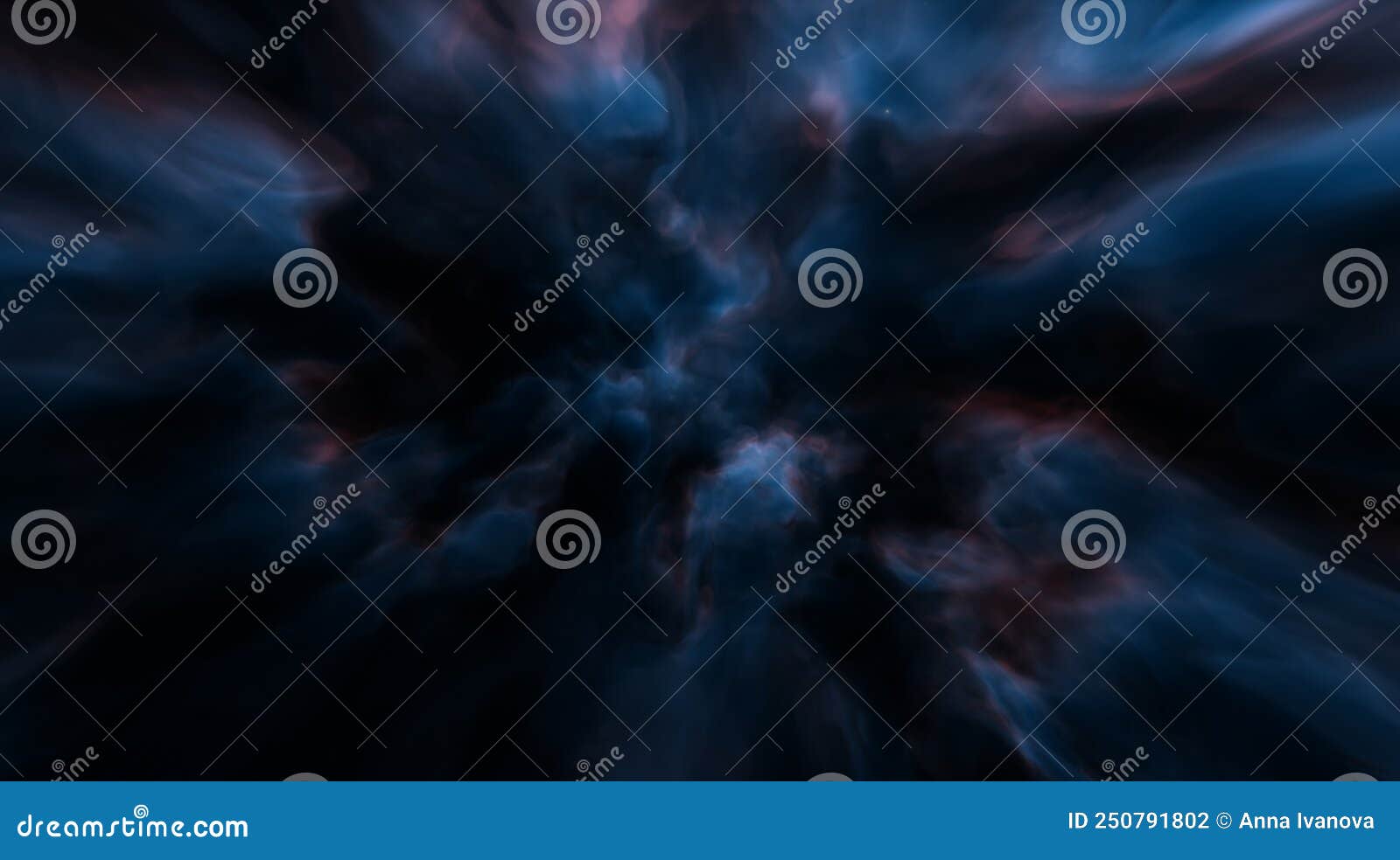 Planetary Nebula in Space. Cloud of Ionized Gas, Collapse of Star ...