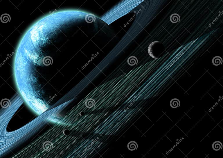 Planetary Ring System stock illustration. Illustration of planets - 4169298