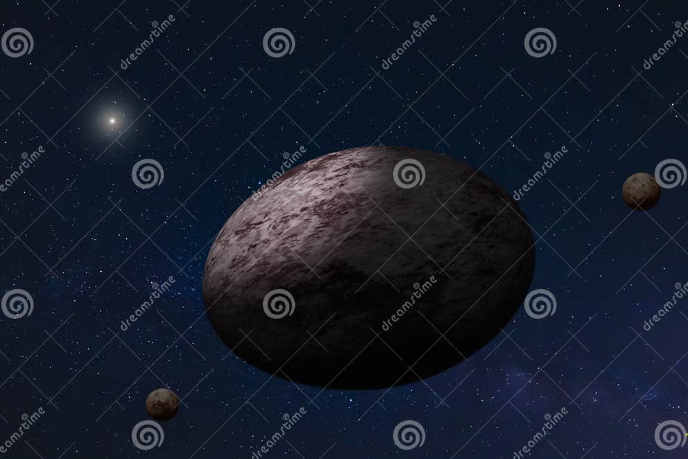 The Planetary System Composed of the Dwarf Planet Haumea and Its Two ...