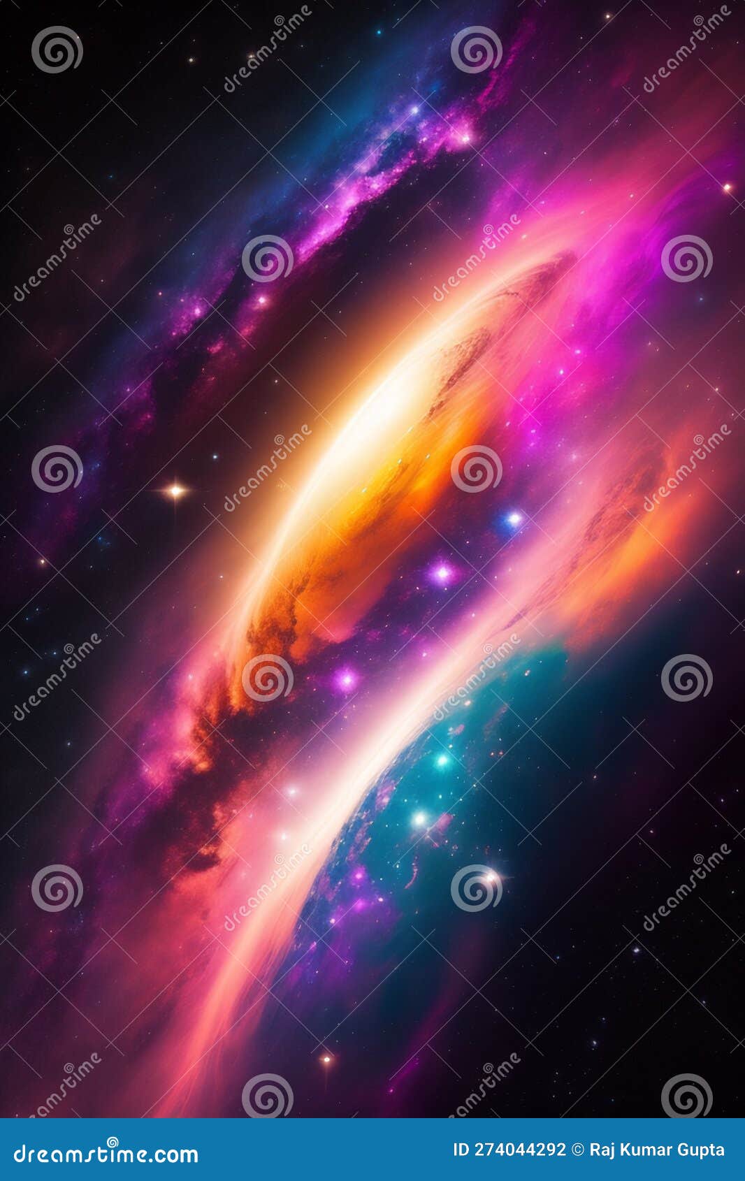 The Planets of Our Solar System. Ai Generated. Stock Illustration ...