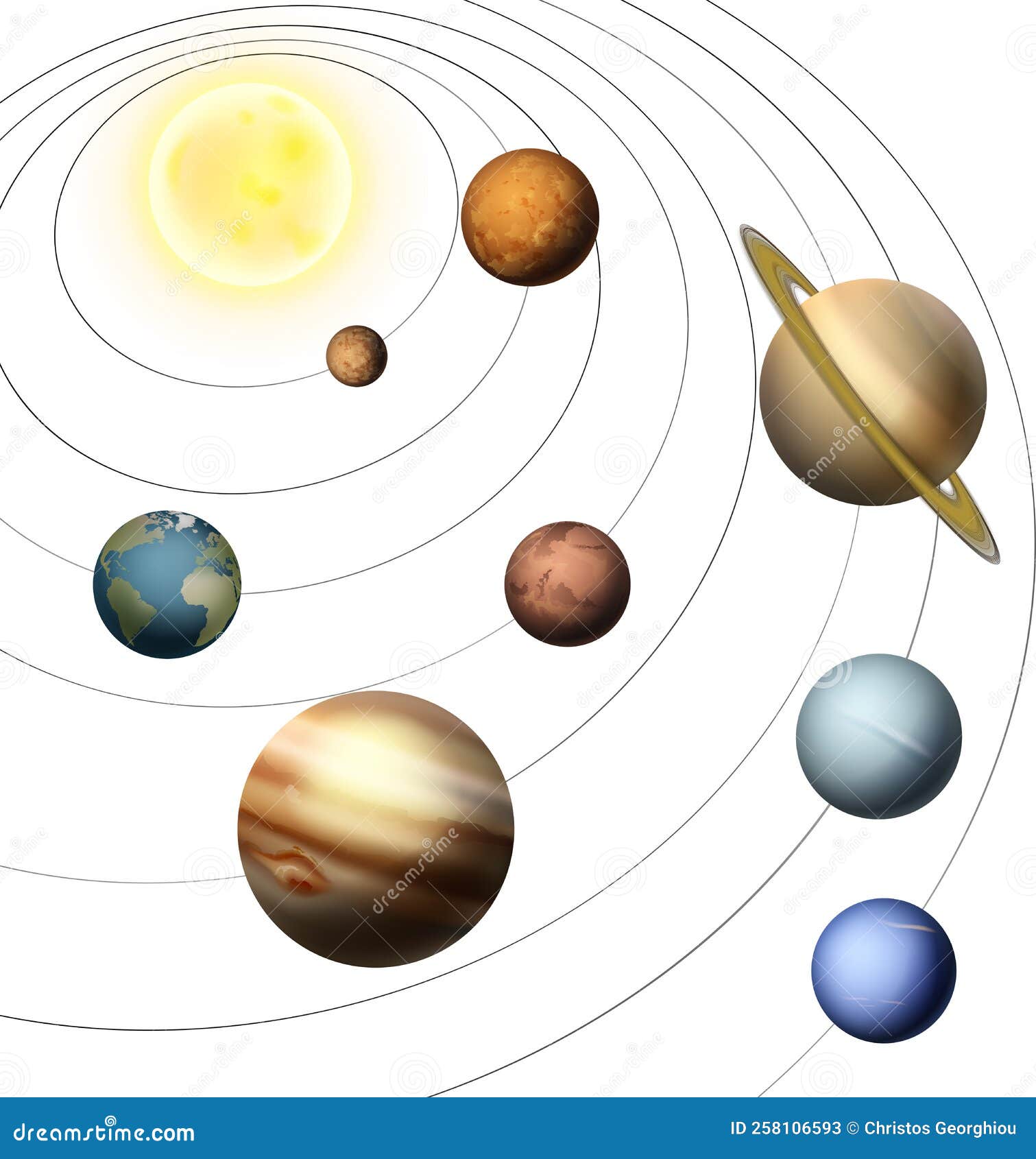 Planets of Our Solar System Illustration Stock Vector - Illustration of ... Planets of Our Solar System Illustration Stock Vector - Illustration of ...