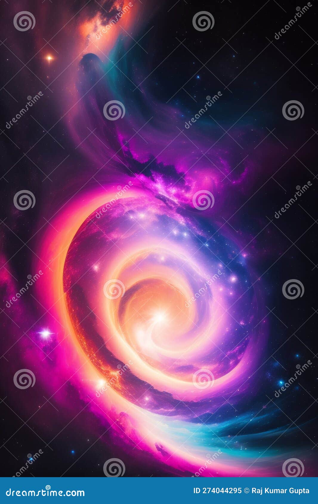 The Planets of Our Solar System. Ai Generated. Stock Illustration ...