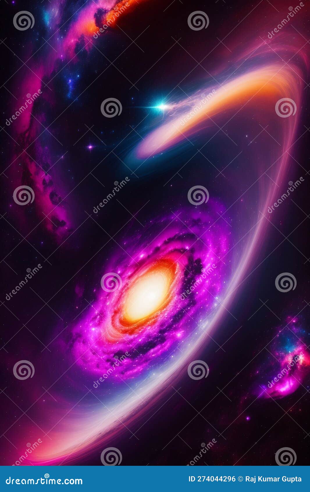 The Planets of Our Solar System. Ai Generated. Stock Illustration ...