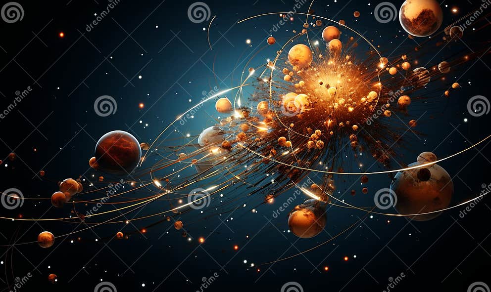 Planets Suspended in Sky stock photo. Image of observatory - 346630416