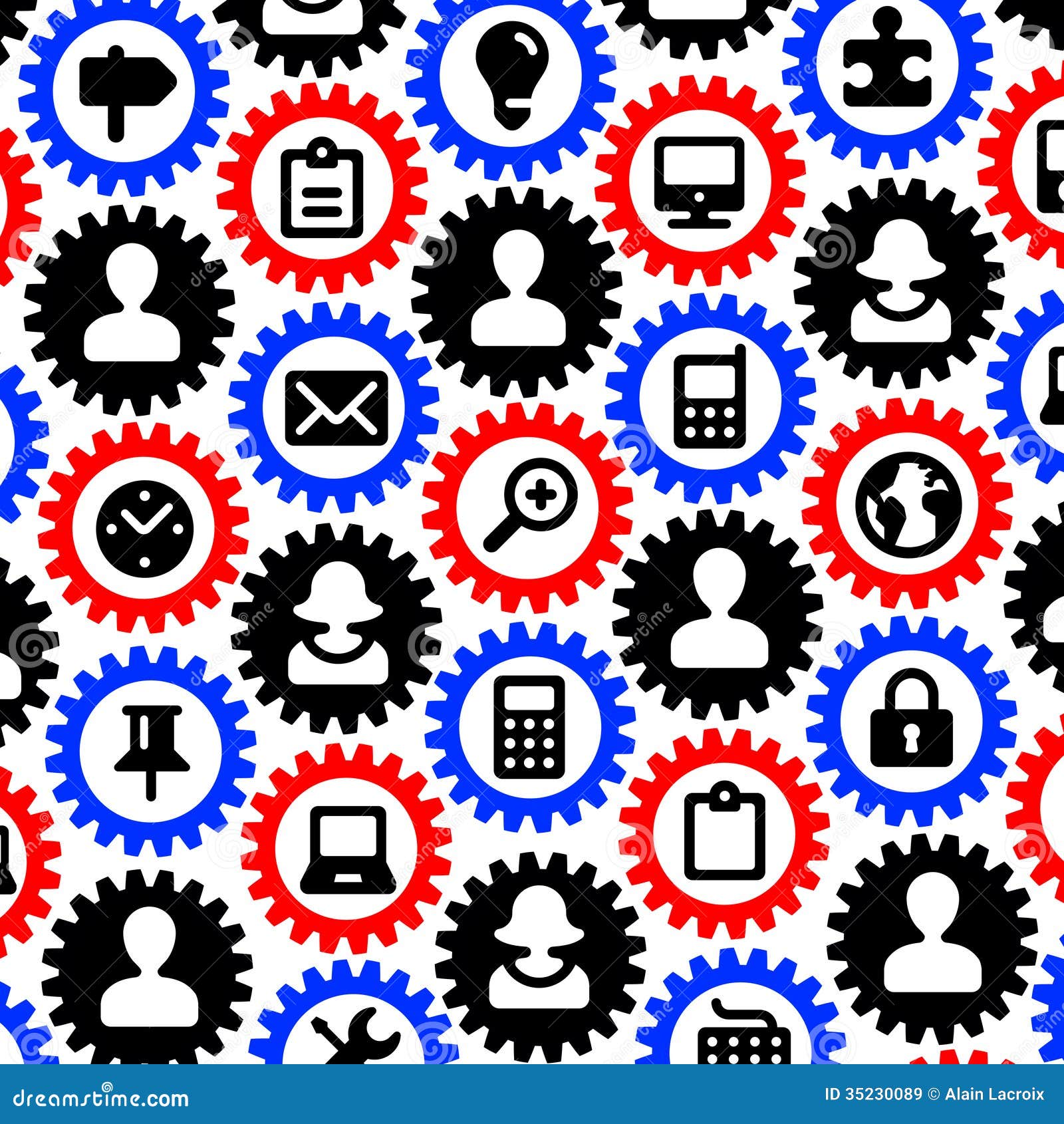 Planification de bureau illustration stock. Illustration du ordinateur ...