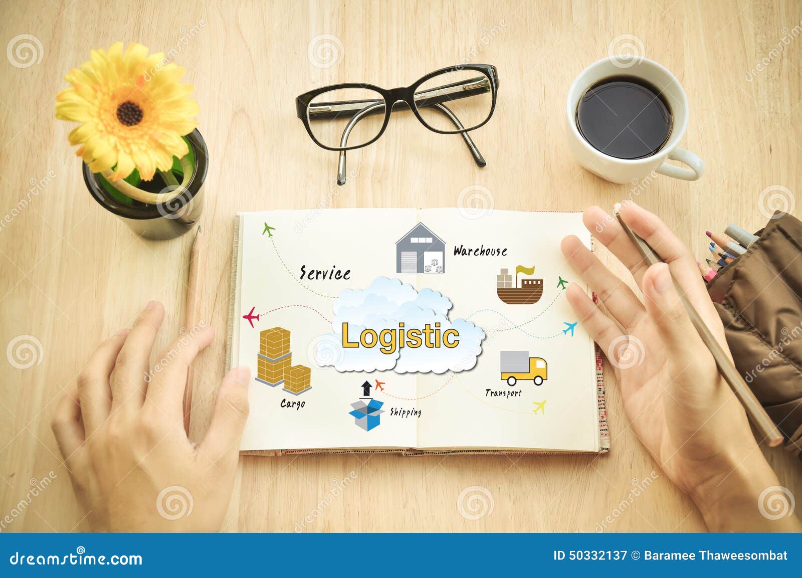 Planification logistique image stock. Image du mondial - 50332137