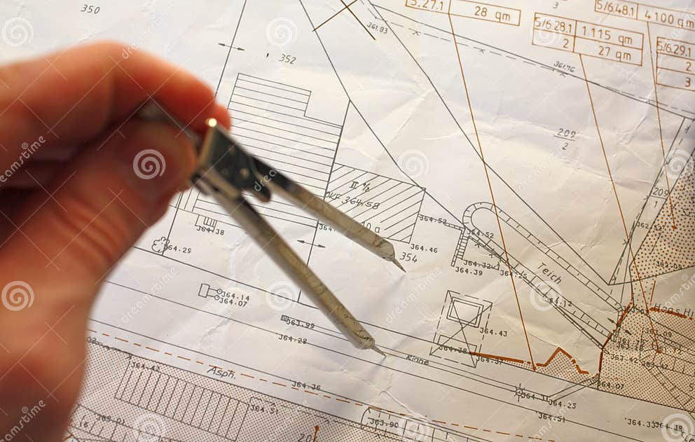 Planing stock image. Image of planing, draft, compass - 8087879