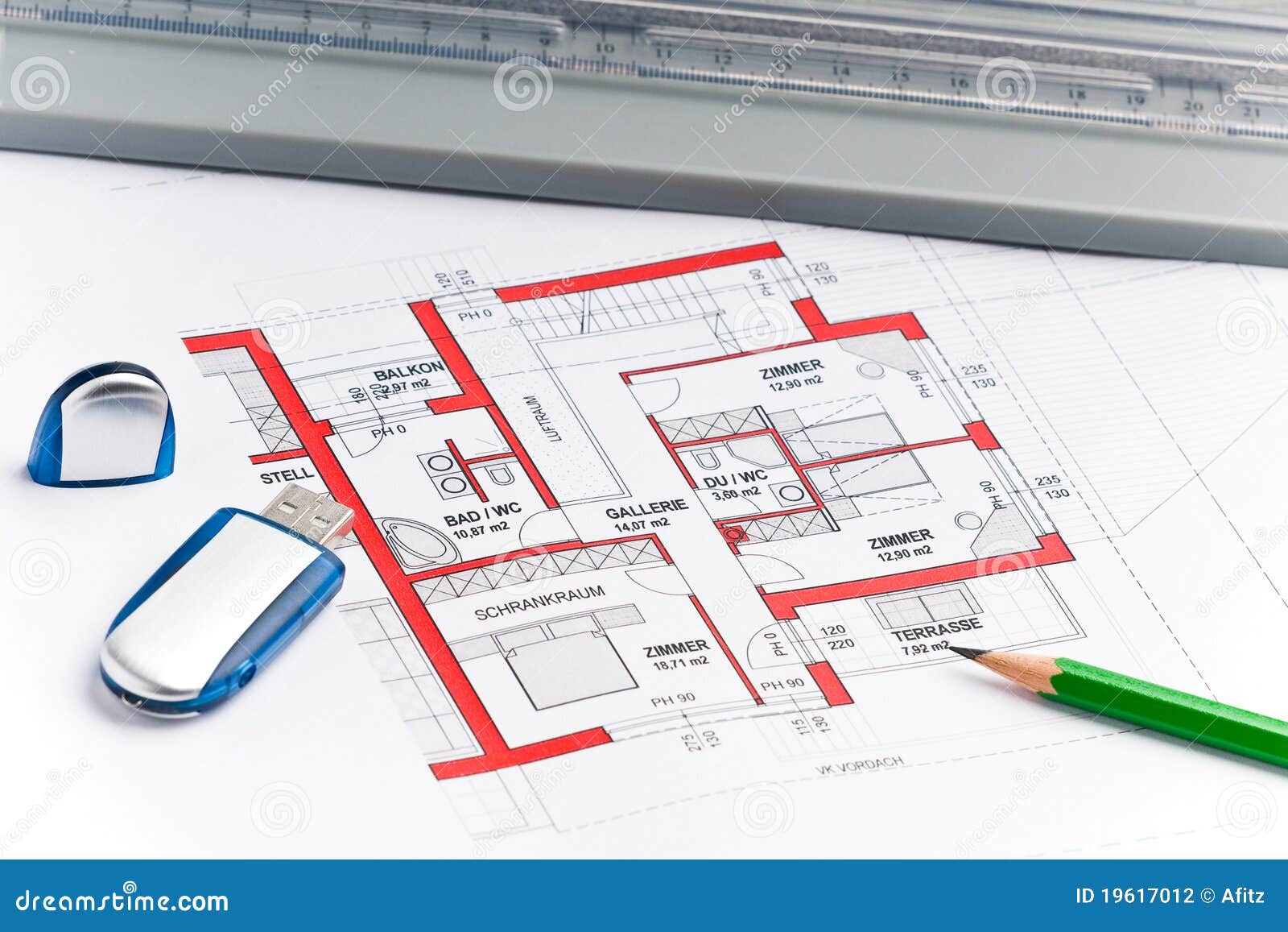 Planing a house stock photo. Image of living, chamber - 19617012