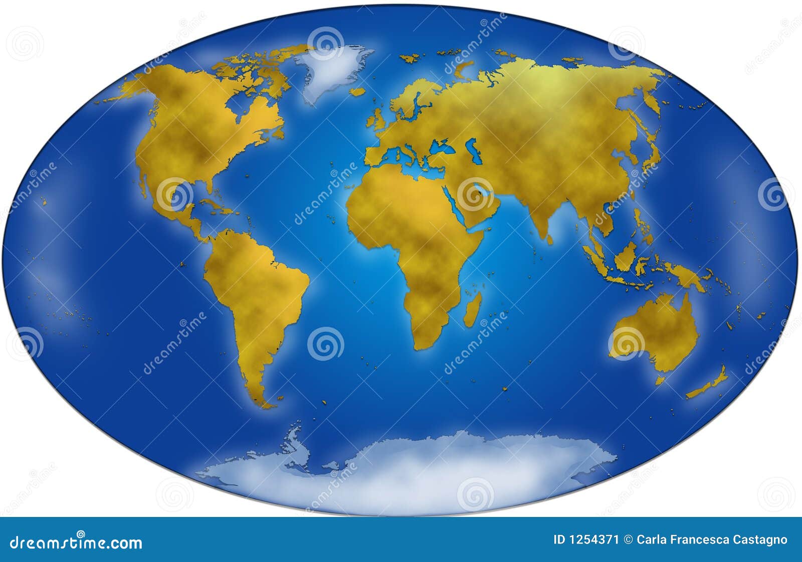 Planisphere De Carte Du Monde Illustration Stock - Illustration du pays ...