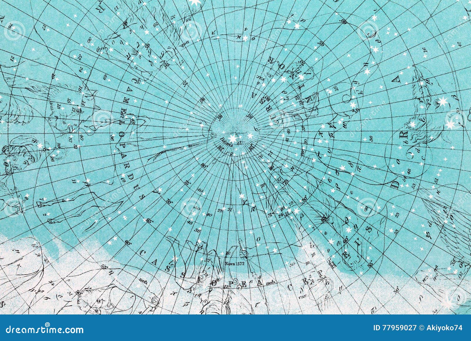 Planisphere Pattern Paper Stock Image | CartoonDealer.com #77959027