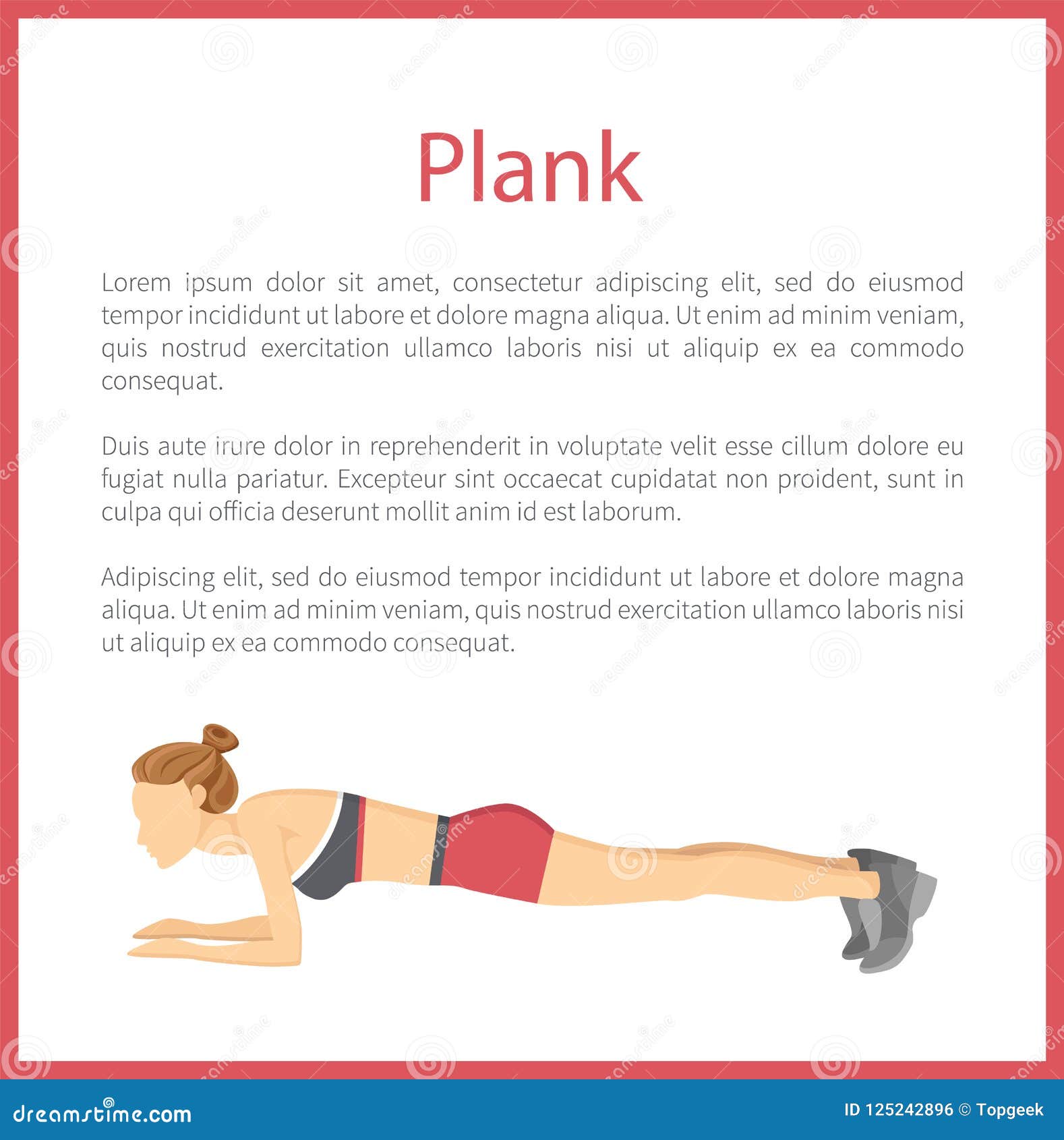 Plank Poster with Text Sample Vector Illustration Stock Vector ...