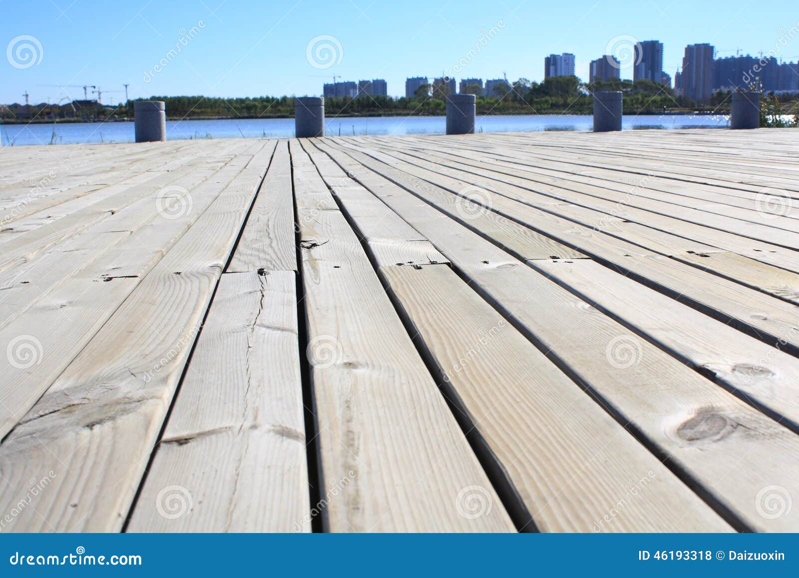 Plank road stock photo. Image of park, floorboard, pier - 46193318