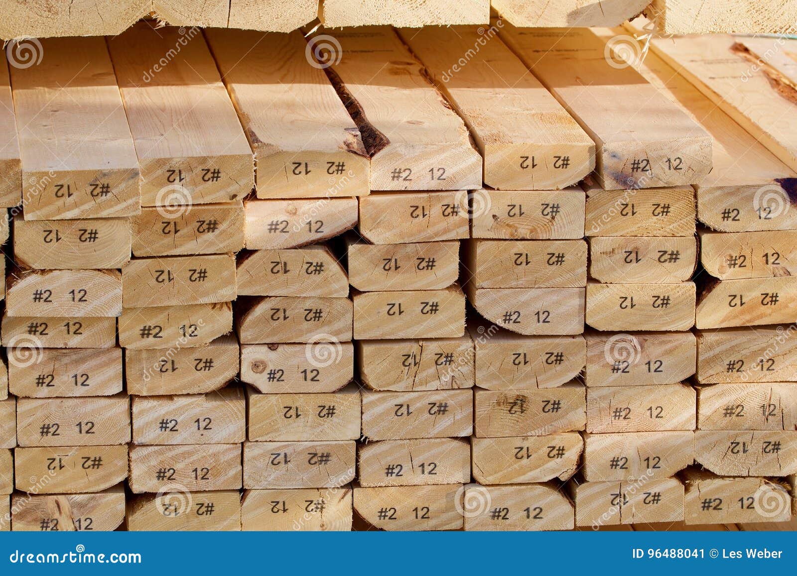 Plank Stack stock image. Image of lumber, grain, focus - 96488041