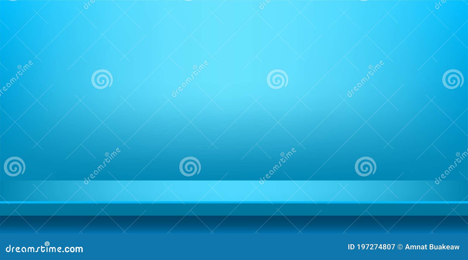 Plank Table Light Blue on Wall Room for Background, Blue Backdrop, Copy ...