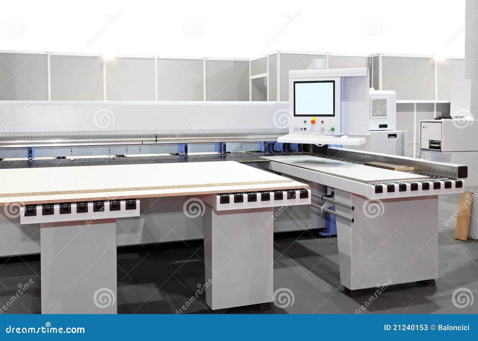 Plank wood cutter stock image. Image of machinery, interior - 21240153