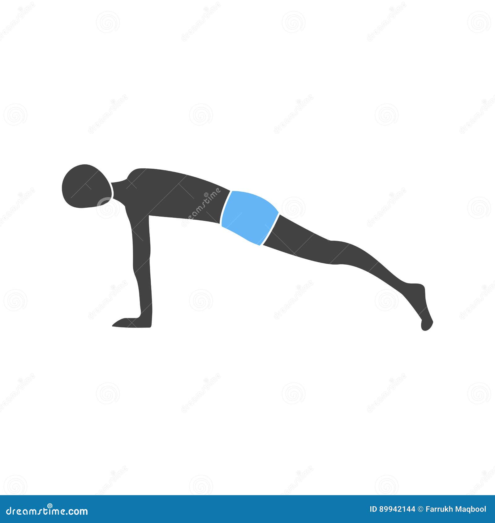 Plankan poserar vektor illustrationer. Illustration av stryka - 89942144