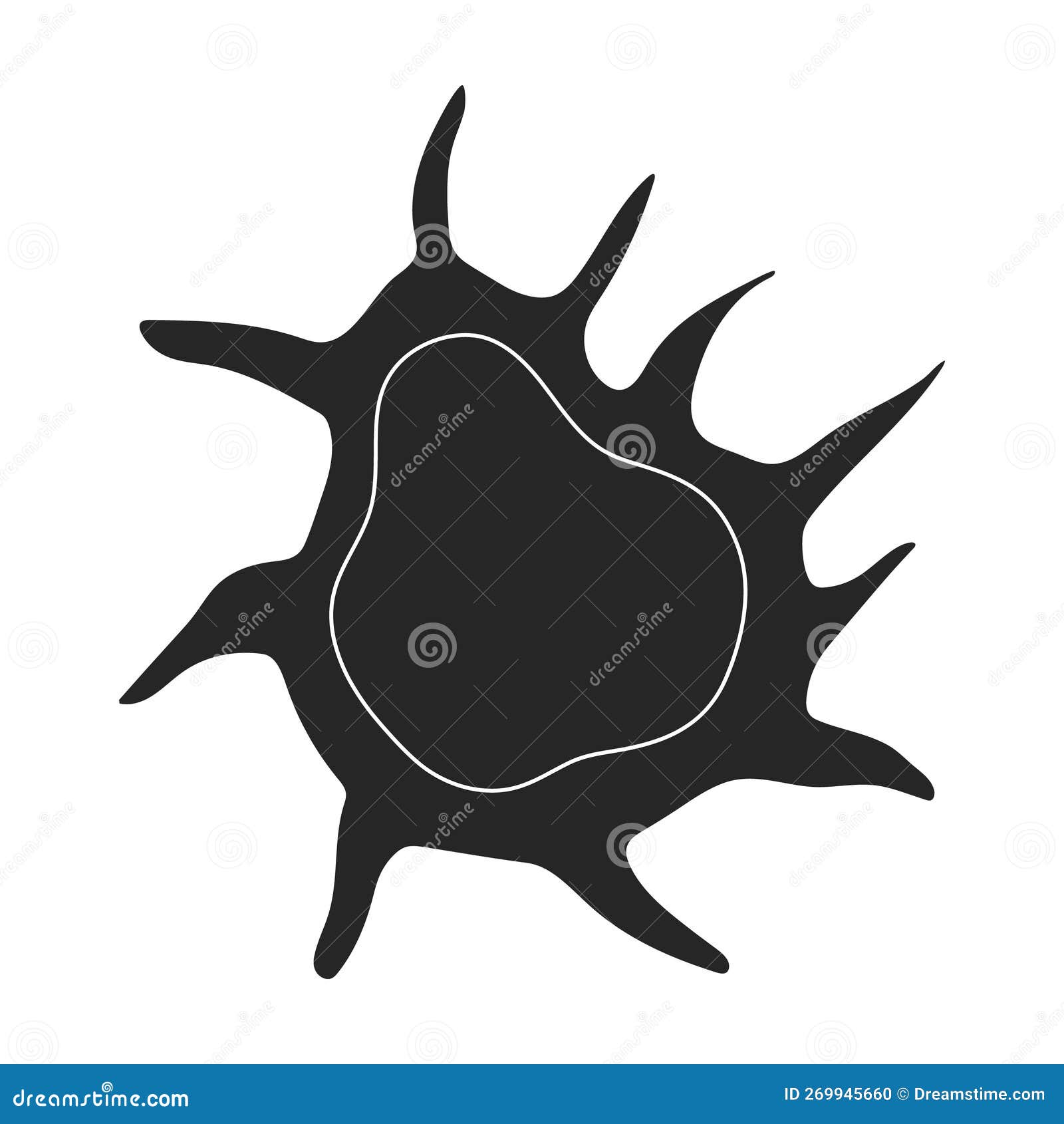 Plankton Set On Black Background Vector Illustration | CartoonDealer ...