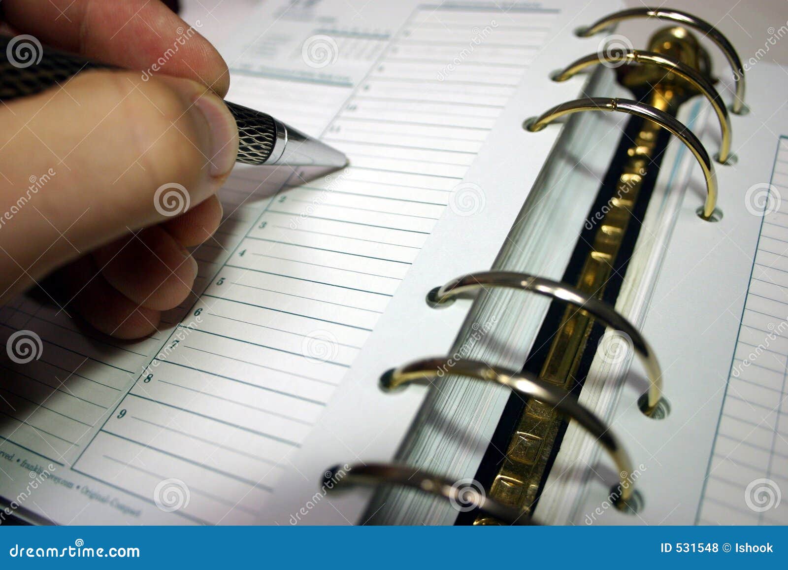 Daily Planner stock photo. Image of book, organize, appointment - 531548