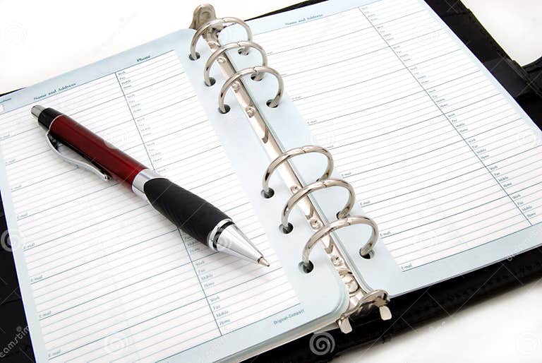 Planner stock image. Image of storage, events, planning - 6352049