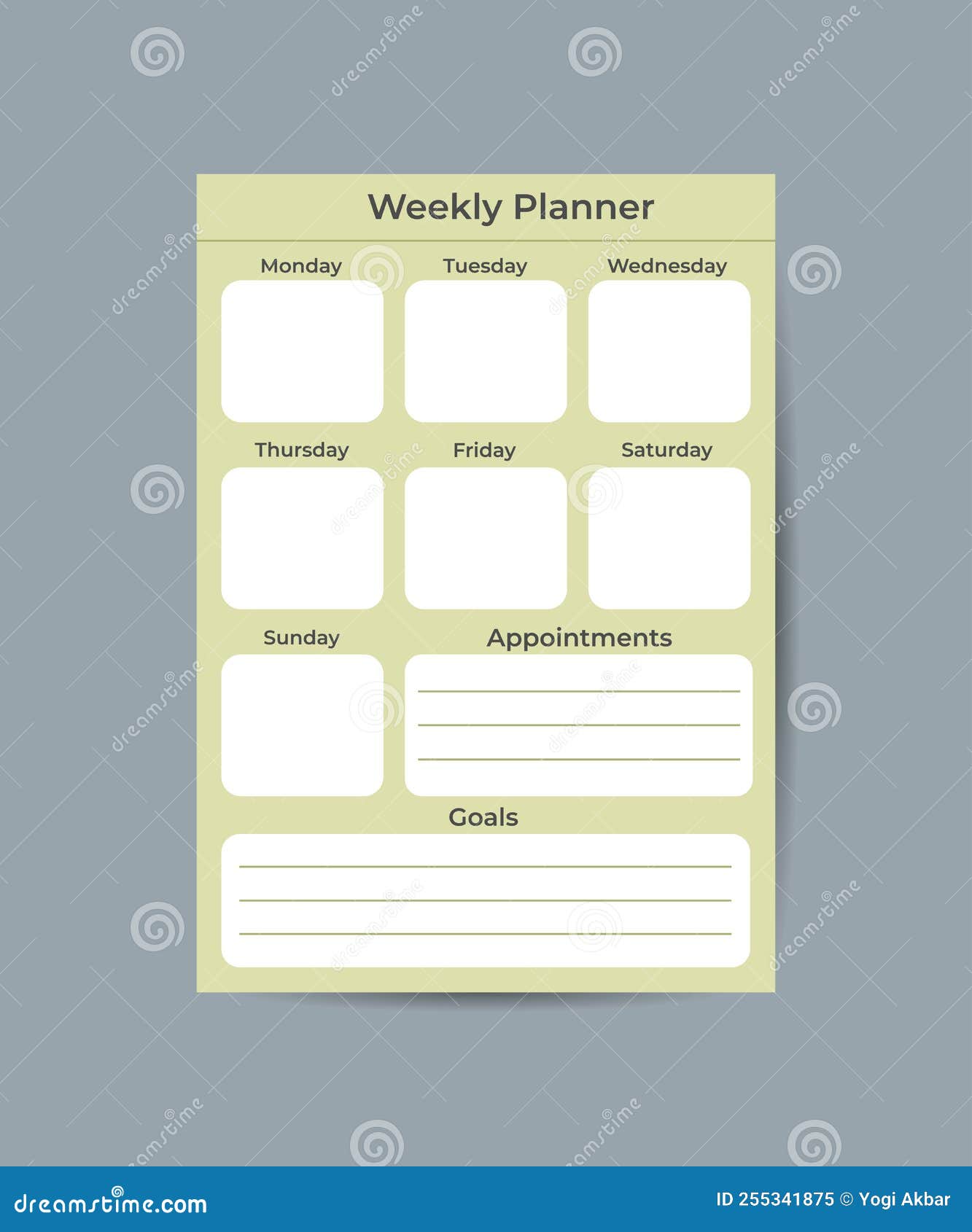 Planner Template for Business and Studying with Weekly Plan Pages Task ...