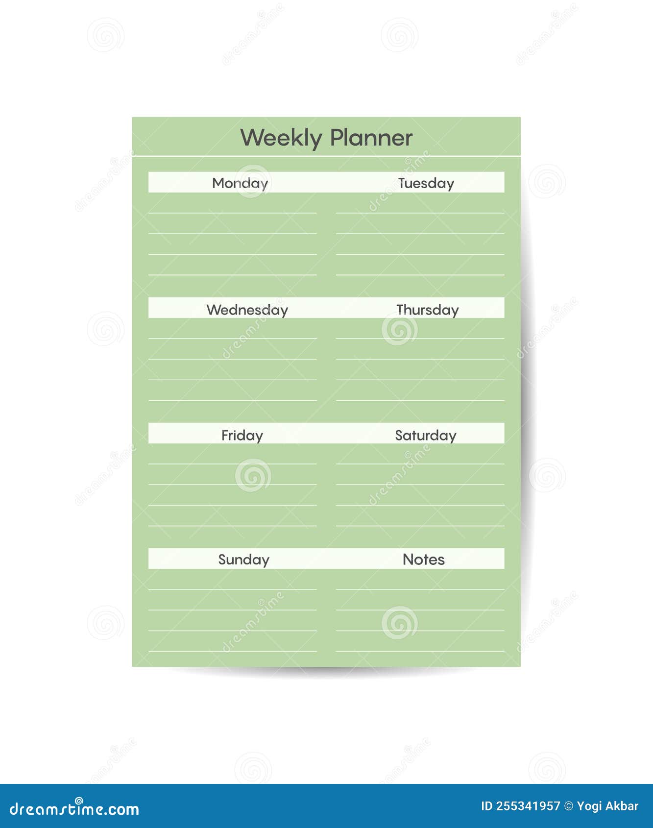 Planner Template for Business and Studying with Weekly Plan Pages Task ...