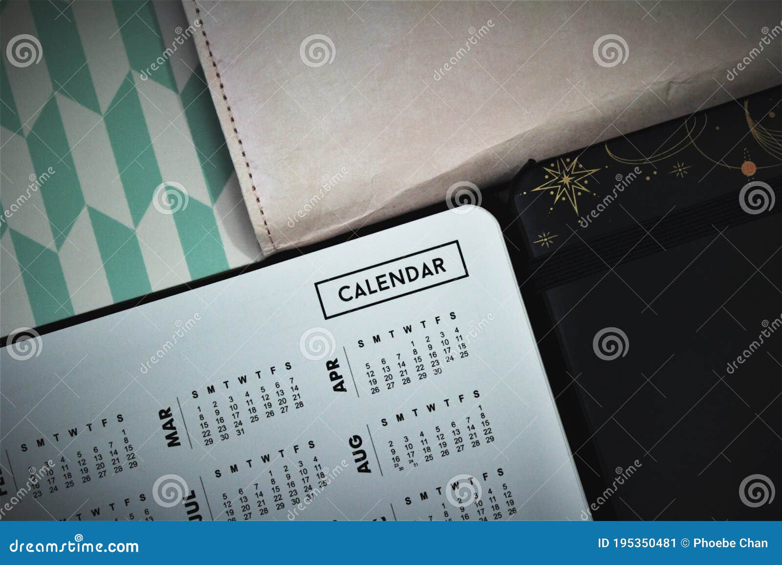 Planner Textures and Patterns Stock Image - Image of work, date: 195350481