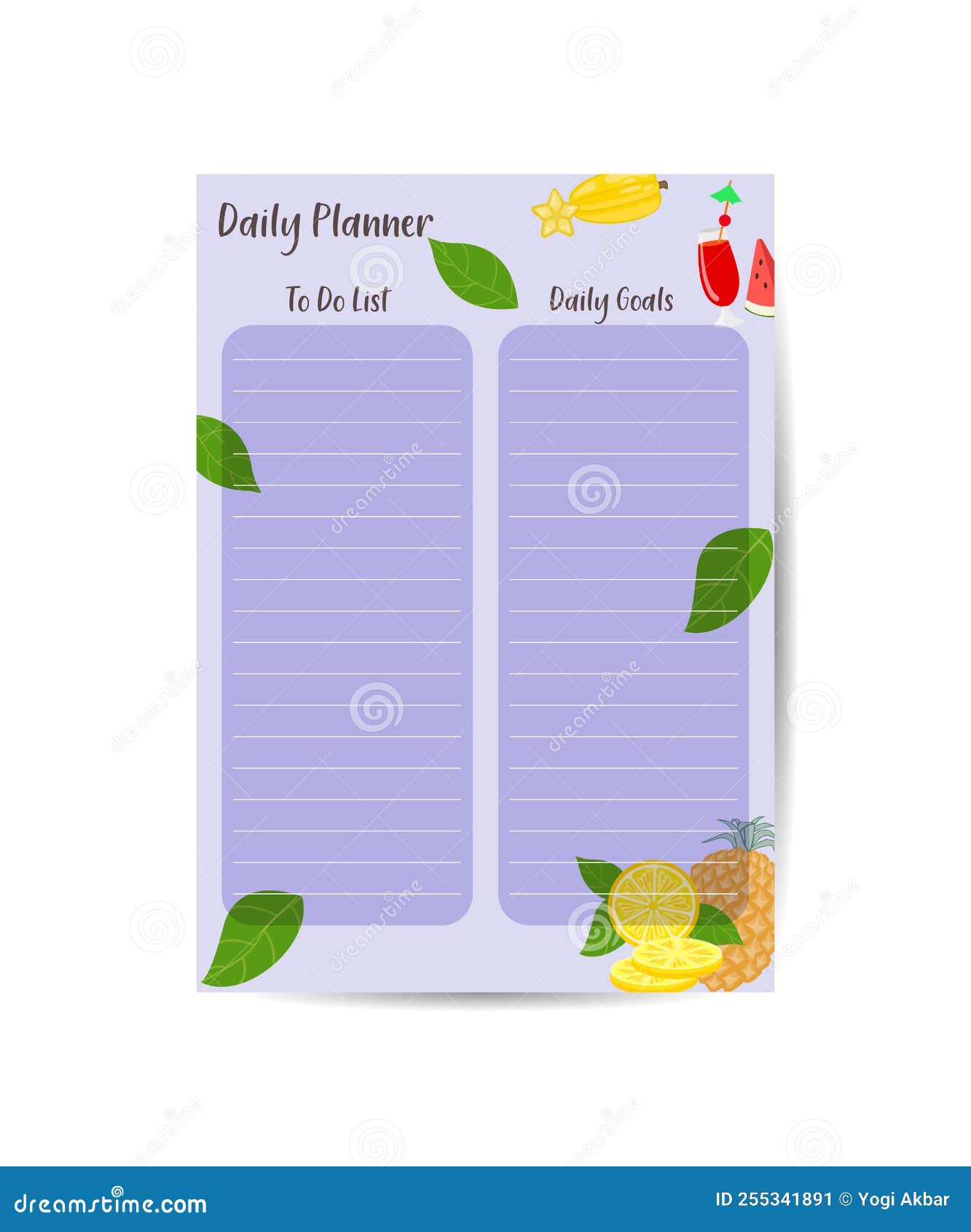 Watermelon Printable Clock Face Template Vector Illustration ...