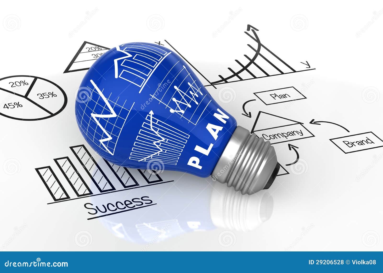 Planning stock illustration. Illustration of presentation - 29206528