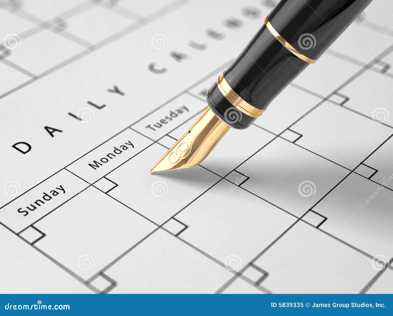 Planning stock image. Image of fountain, planner, blank - 5839335