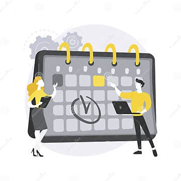 Planning Abstract Concept Vector Illustration. Stock Vector ...