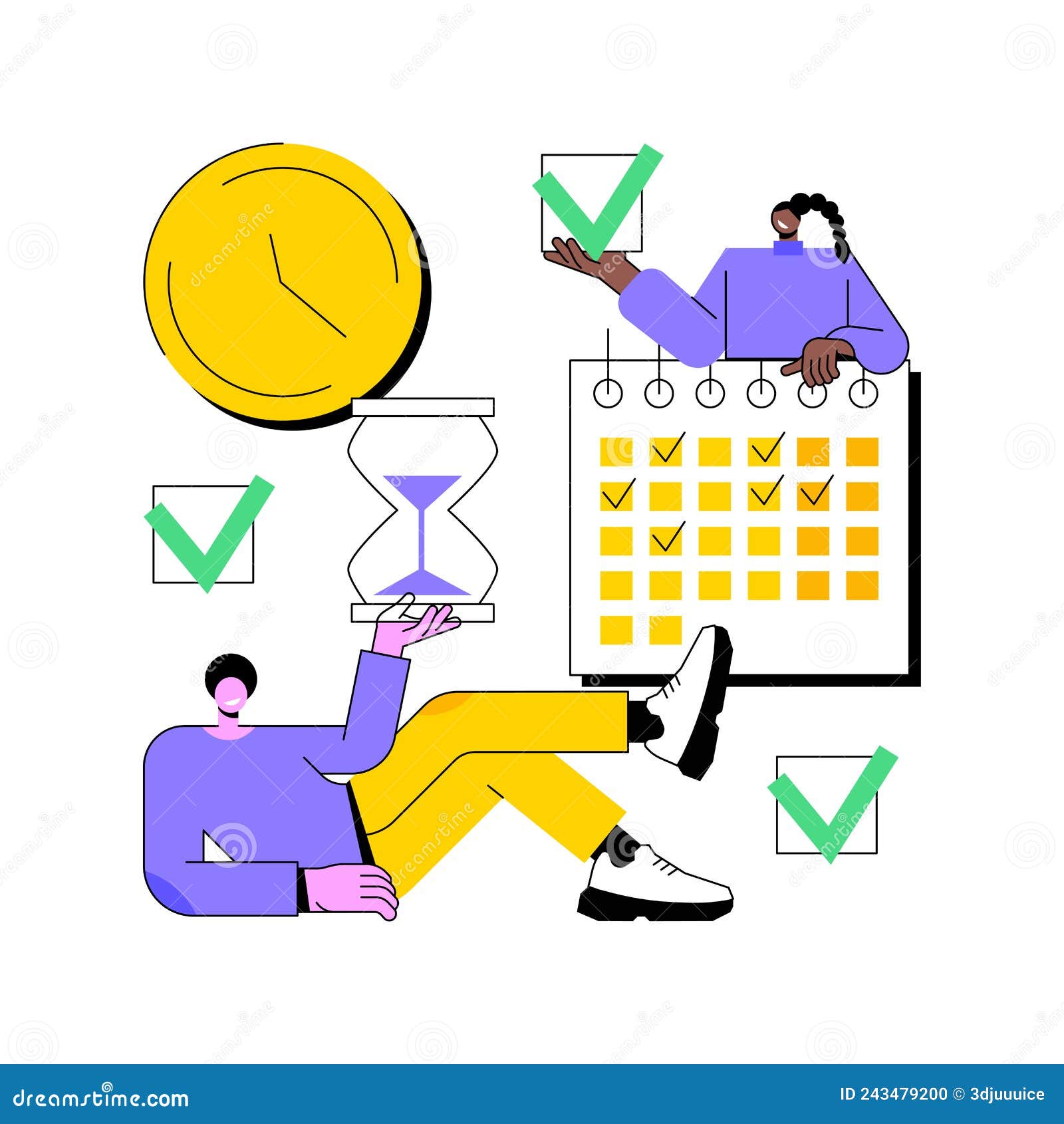 Planning Abstract Concept Vector Illustration. Stock Vector ...