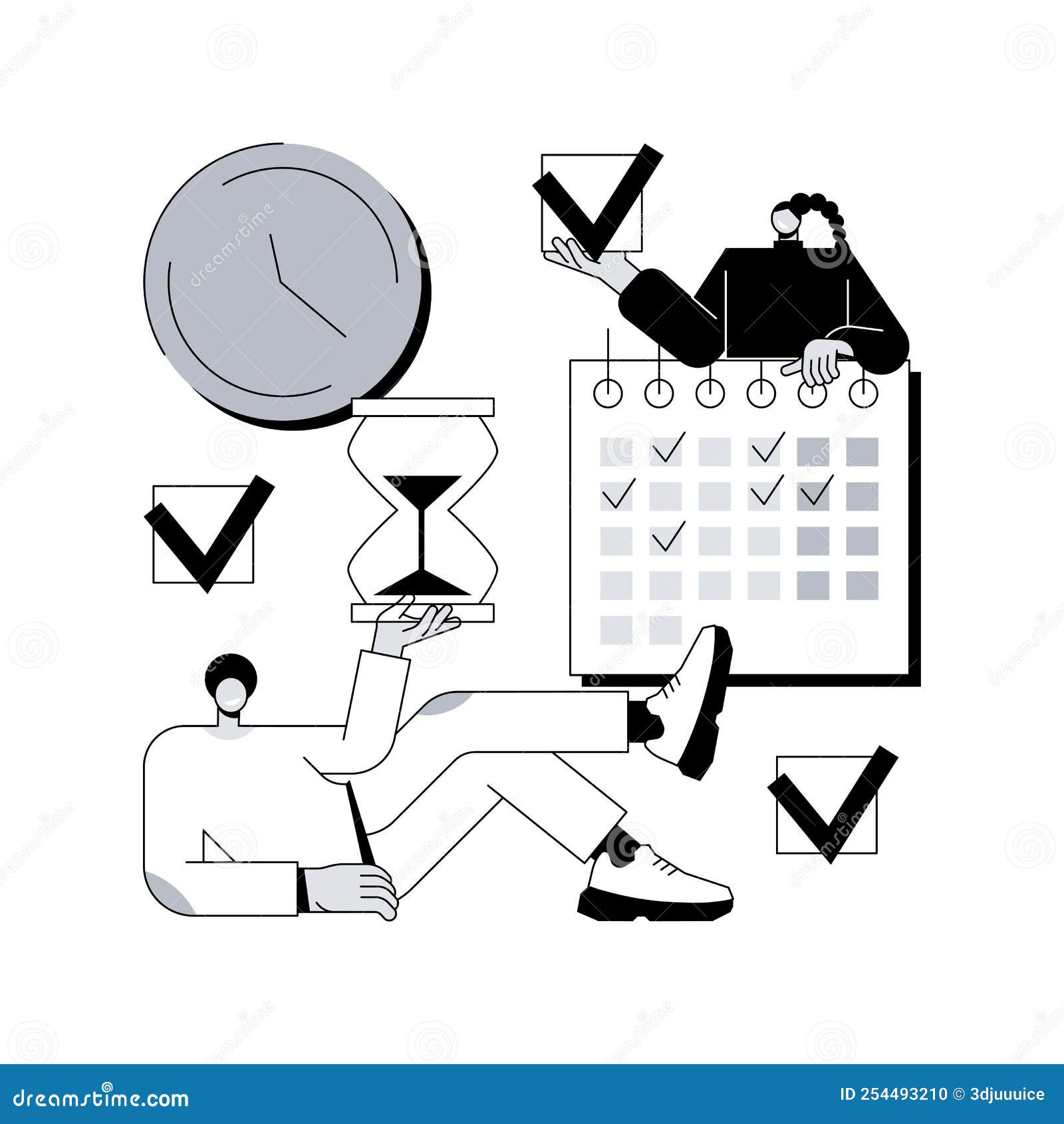 Planning Abstract Concept Vector Illustration. Stock Vector ...