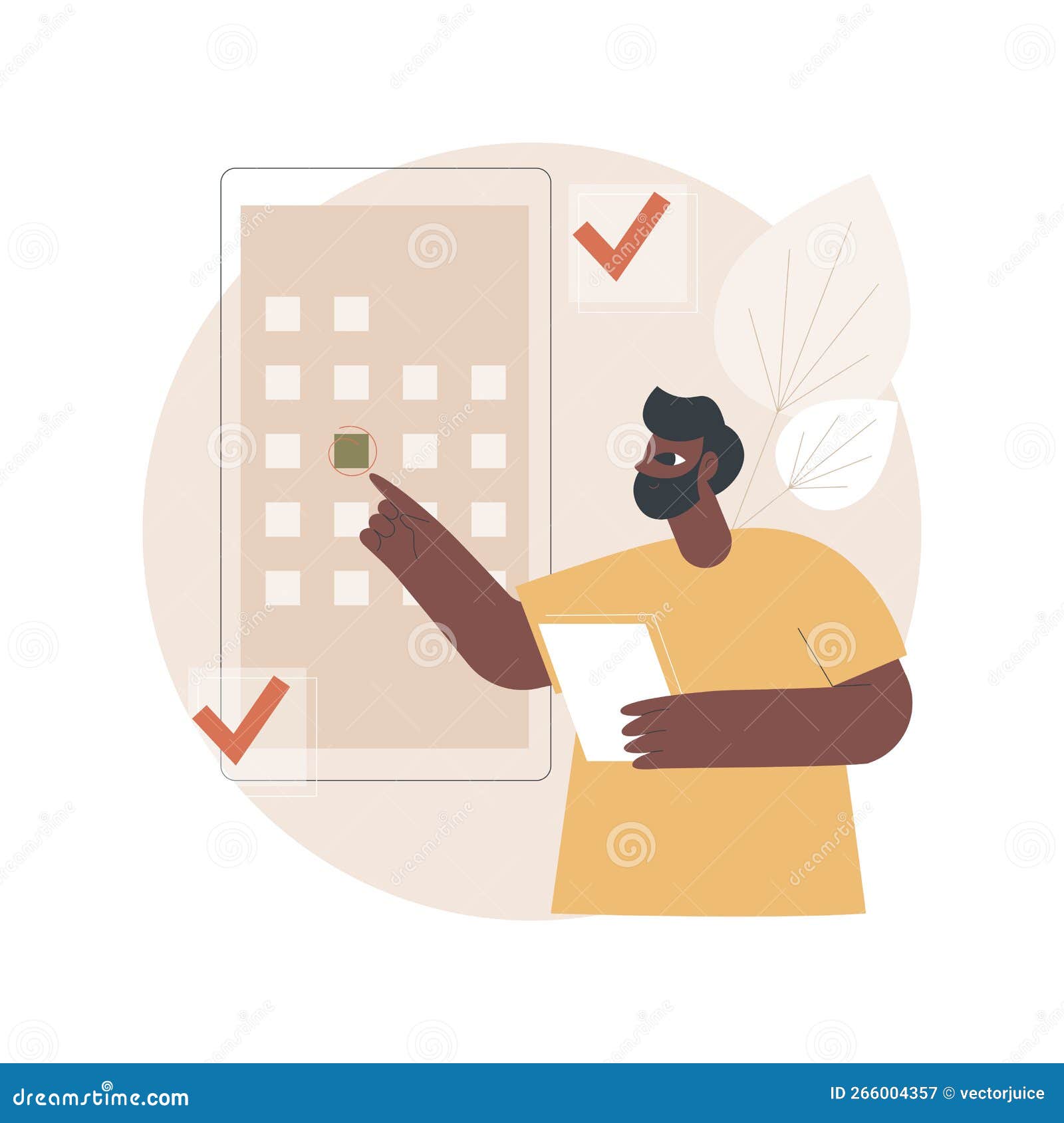 Planning Abstract Concept Vector Illustration Stock Vector ...