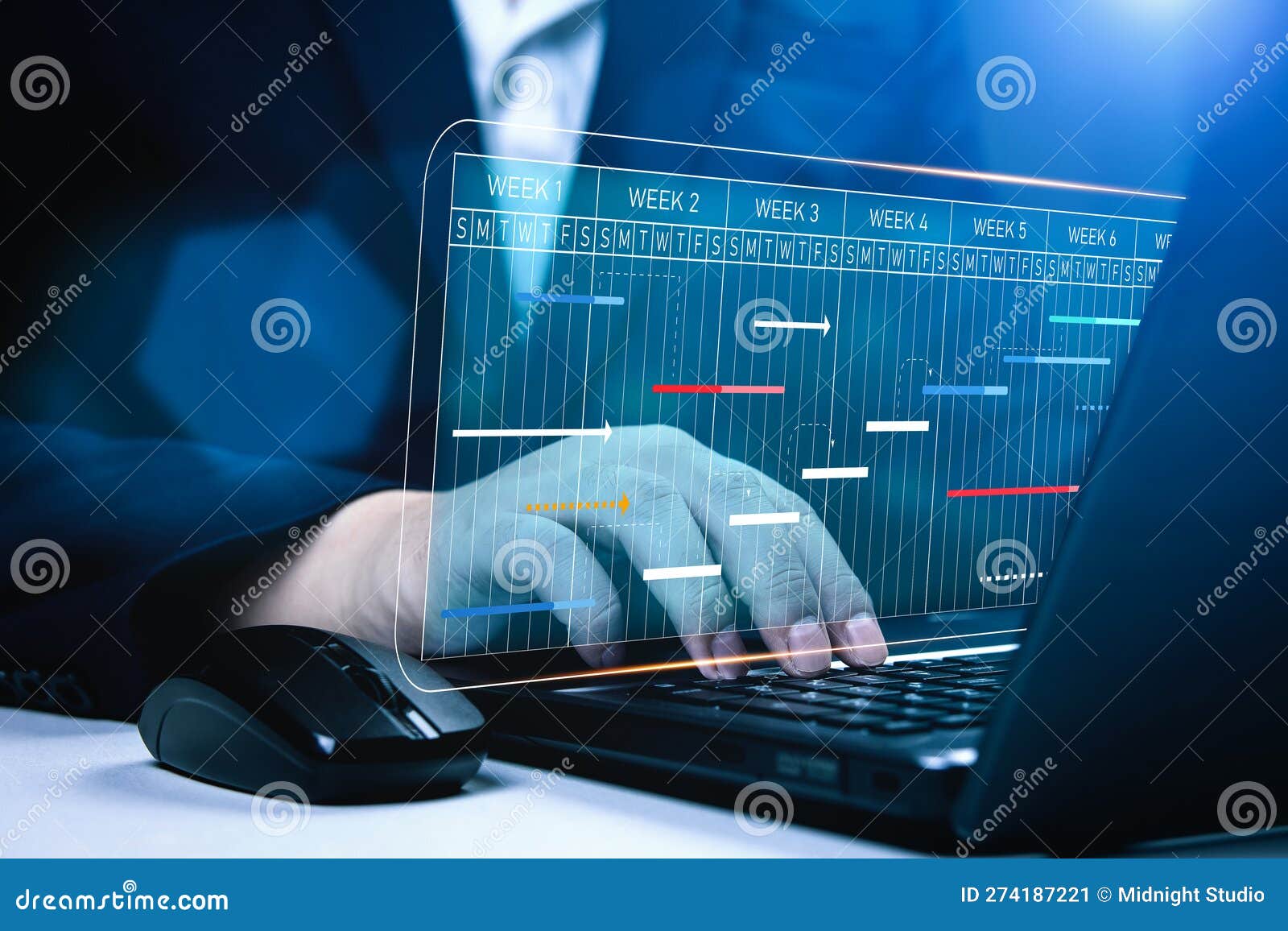 Planning, Analysis and Preparation of Action Plans. Stock Image - Image ...