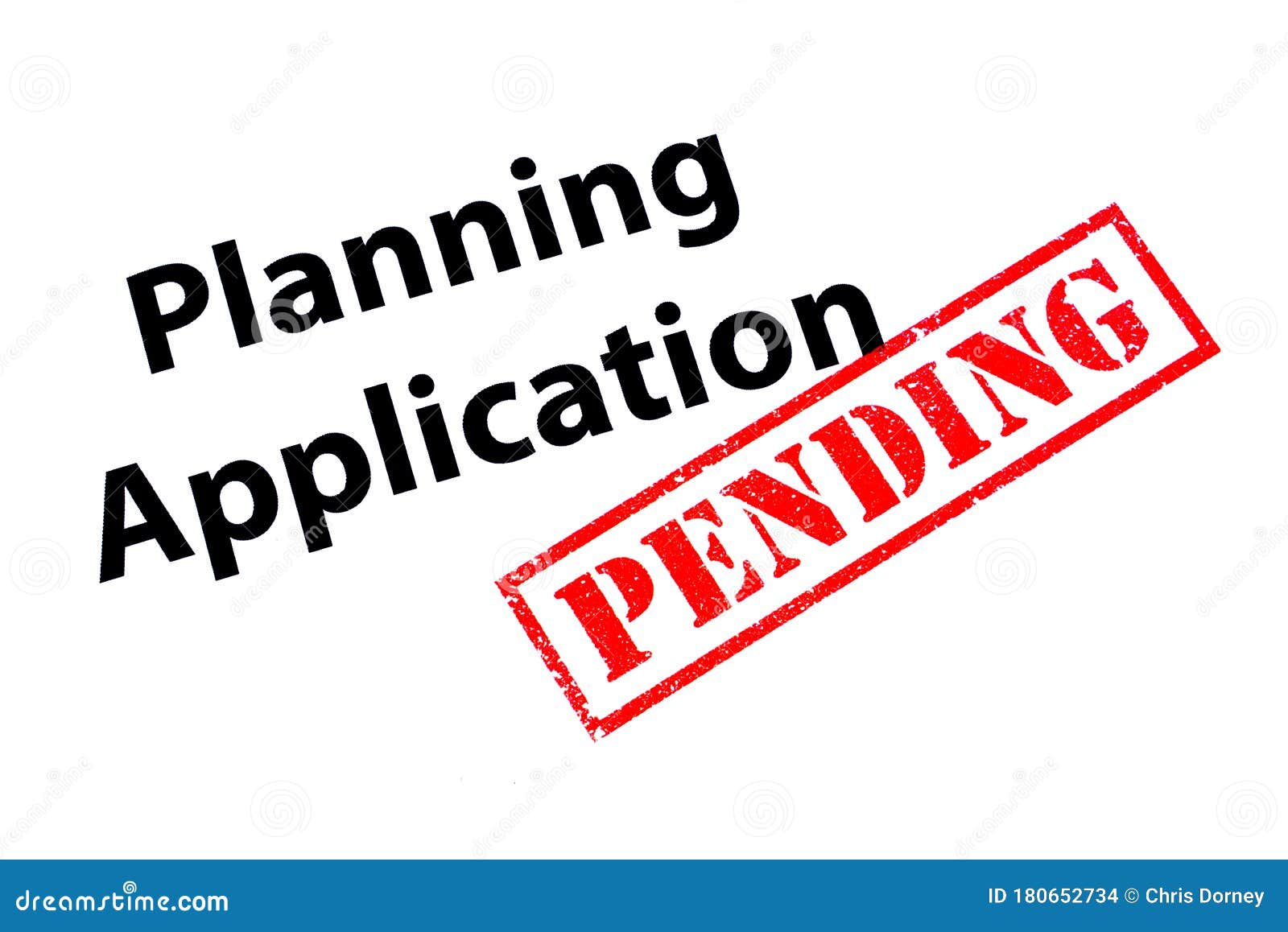 Planning Application Pending Stock Illustration - Illustration of local ...