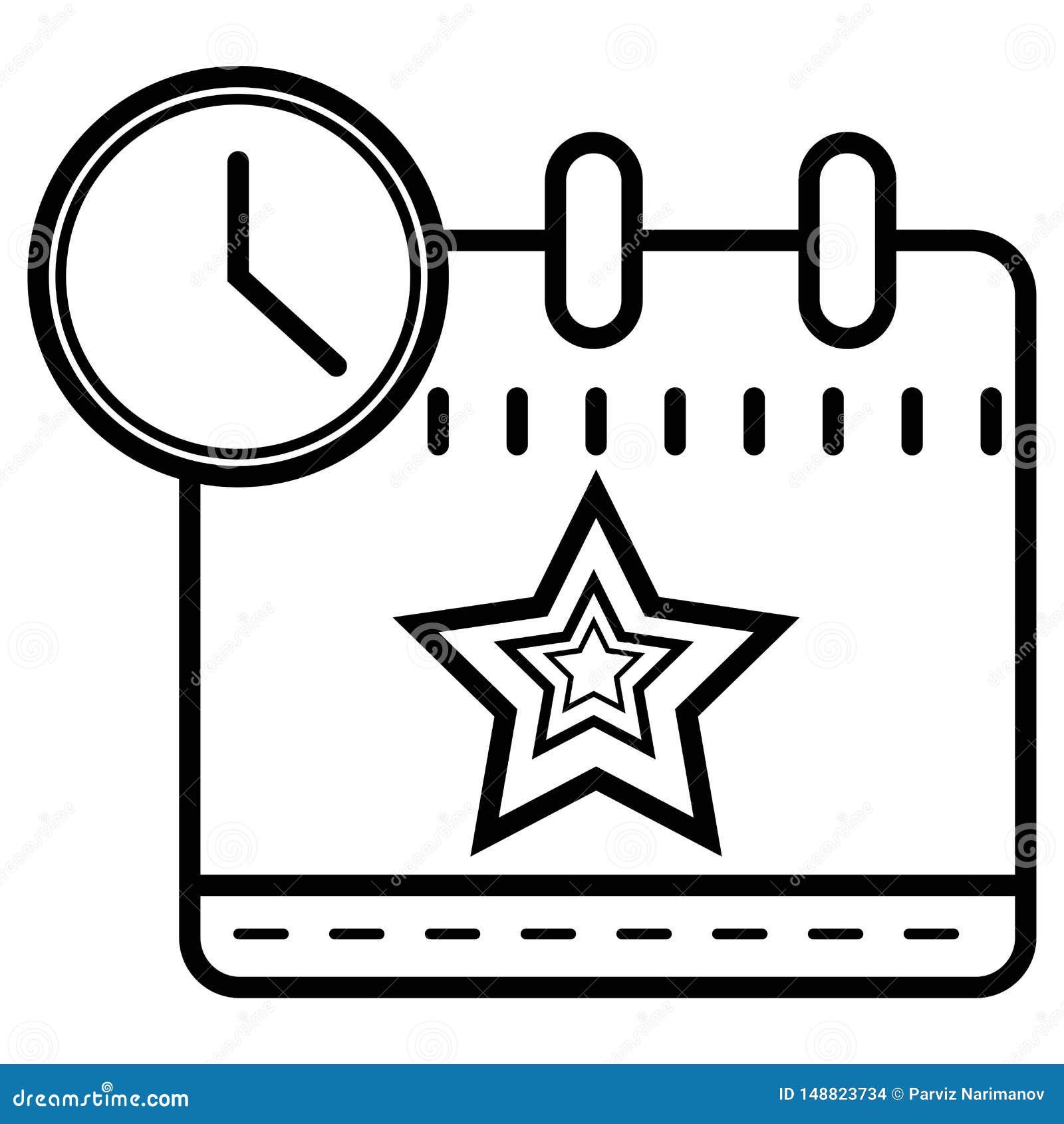Planning calendar icon stock illustration. Illustration of performing ...