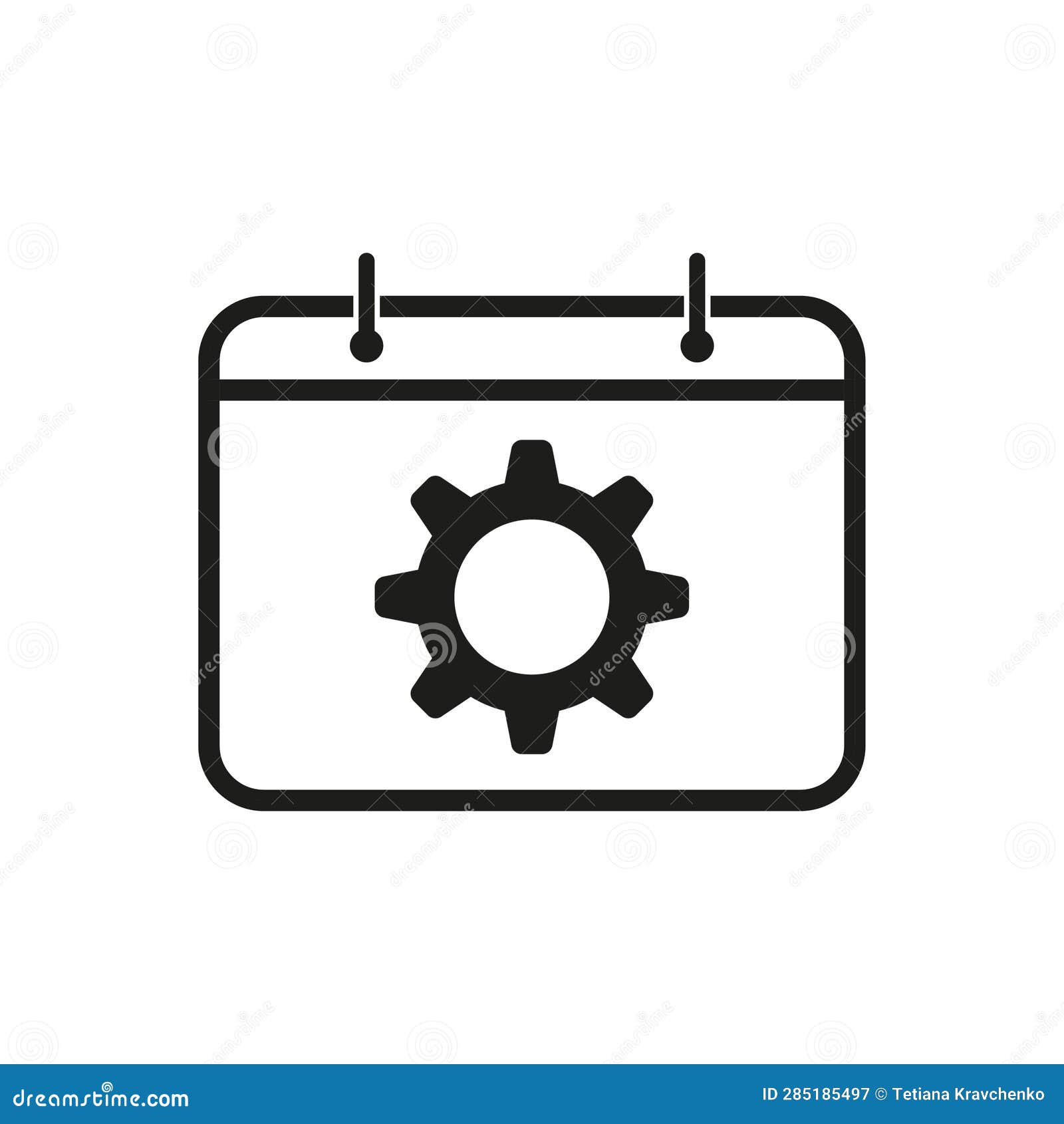 Planning Calendar Icon. Vector Illustration. EPS 10 Stock Vector ...