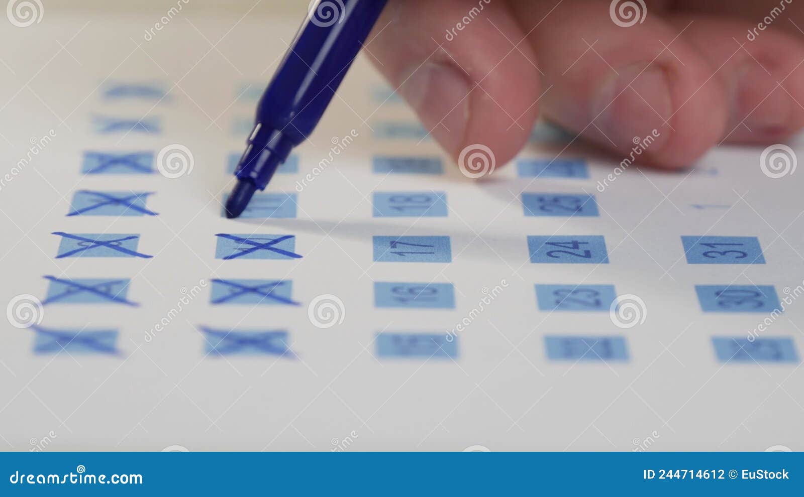 Planning and Checking the daily Schedule or the Holiday on the Calendar ...