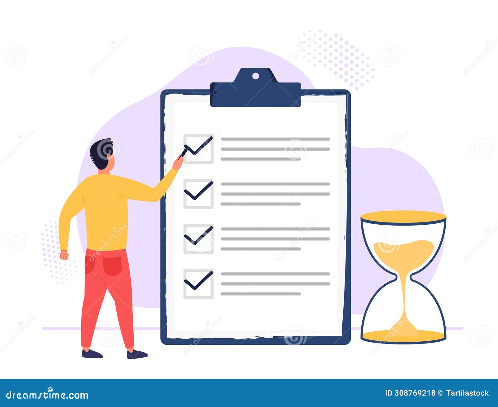 Planning Checklist Concept of Business List and Plan Stock Vector ...