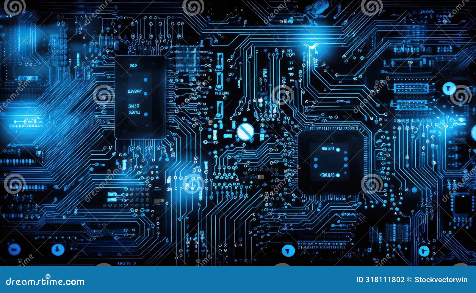 Planning Circuit Technology Stock Illustration - Illustration of ...